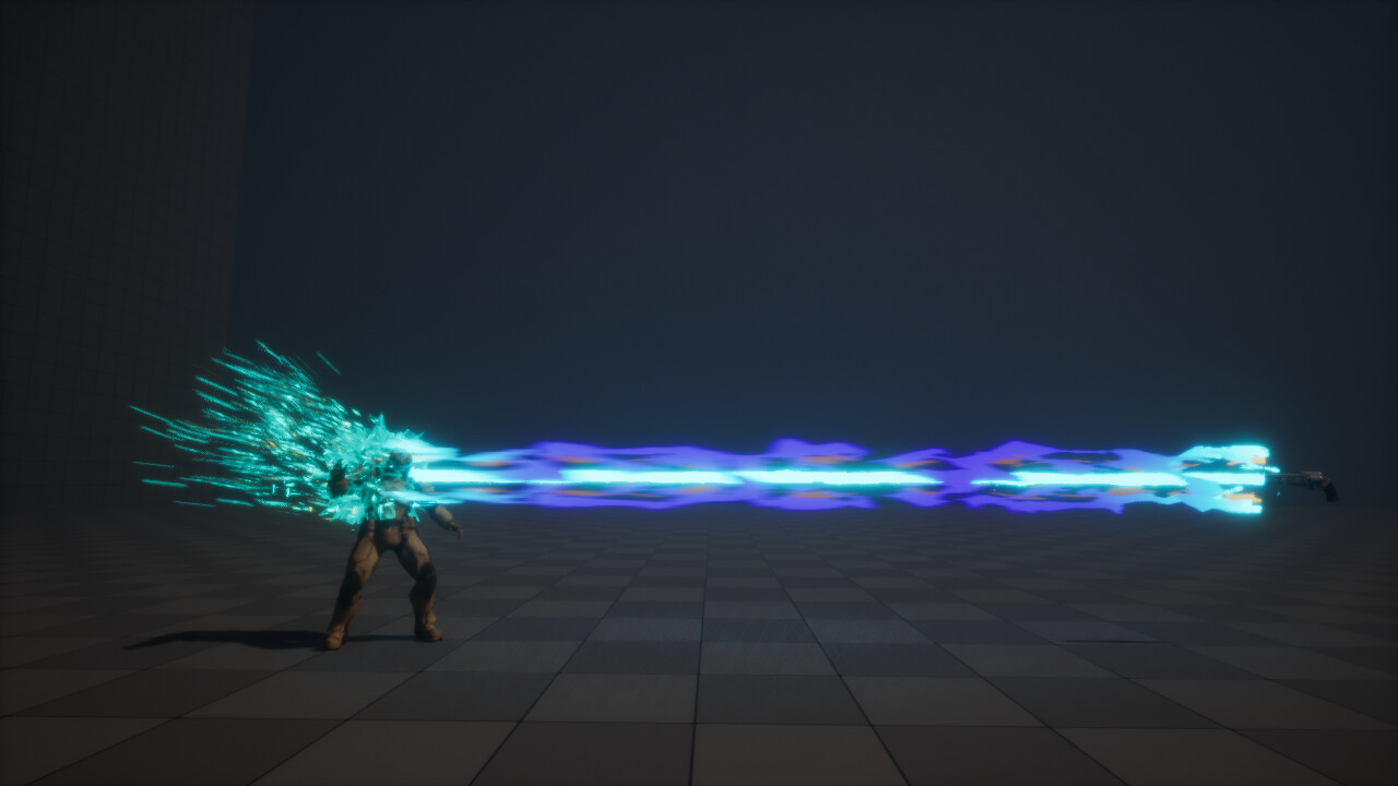 ArtStation - Energy Bullet, Fire and Beam - VFX