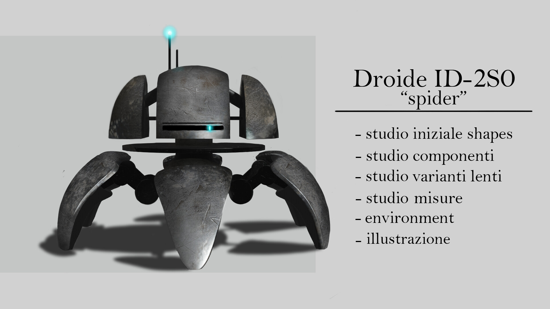 ArtStation - Droid ID-2S0 / Spider