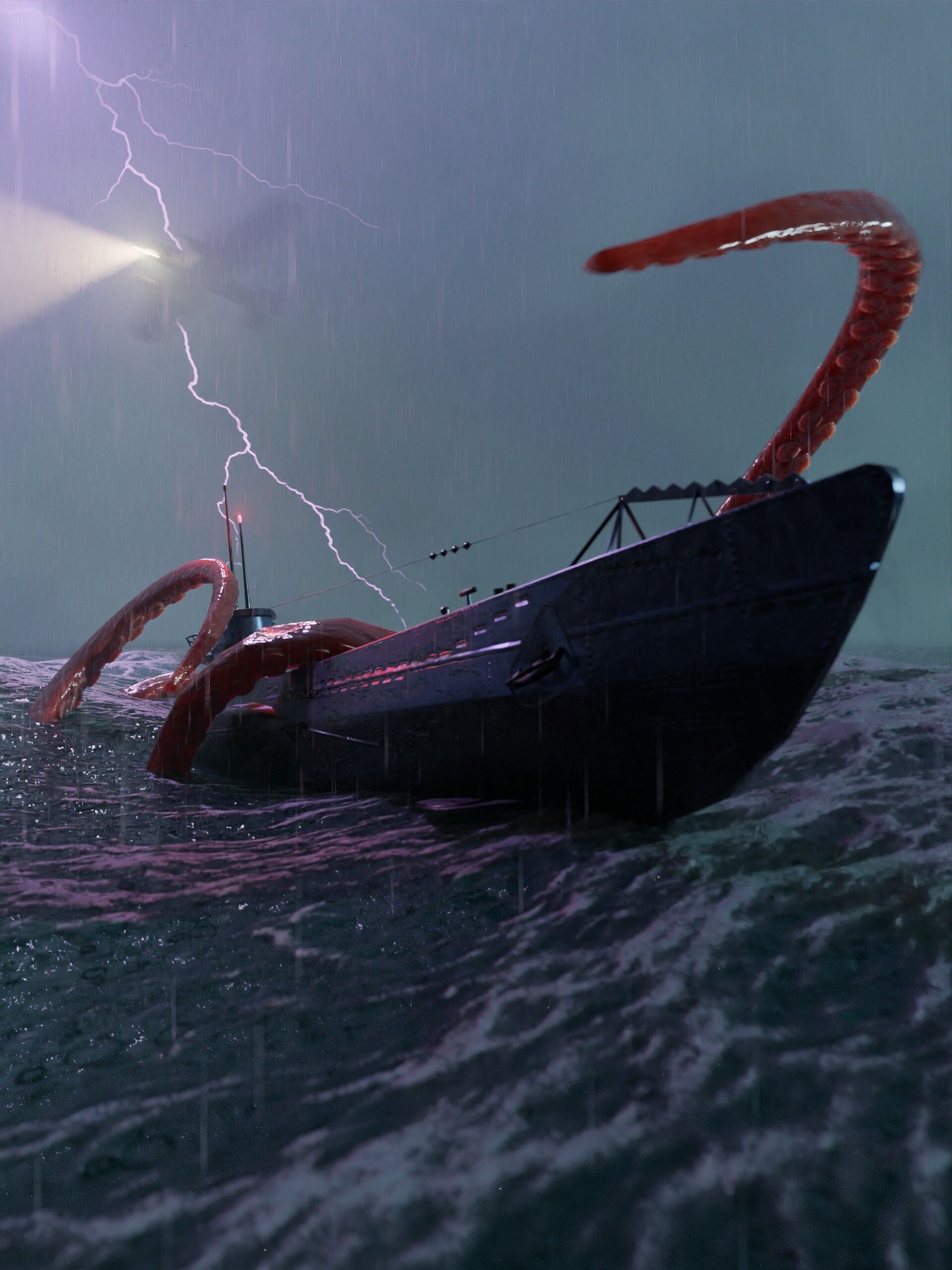 ArtStation - Atlantic Flyby Animation