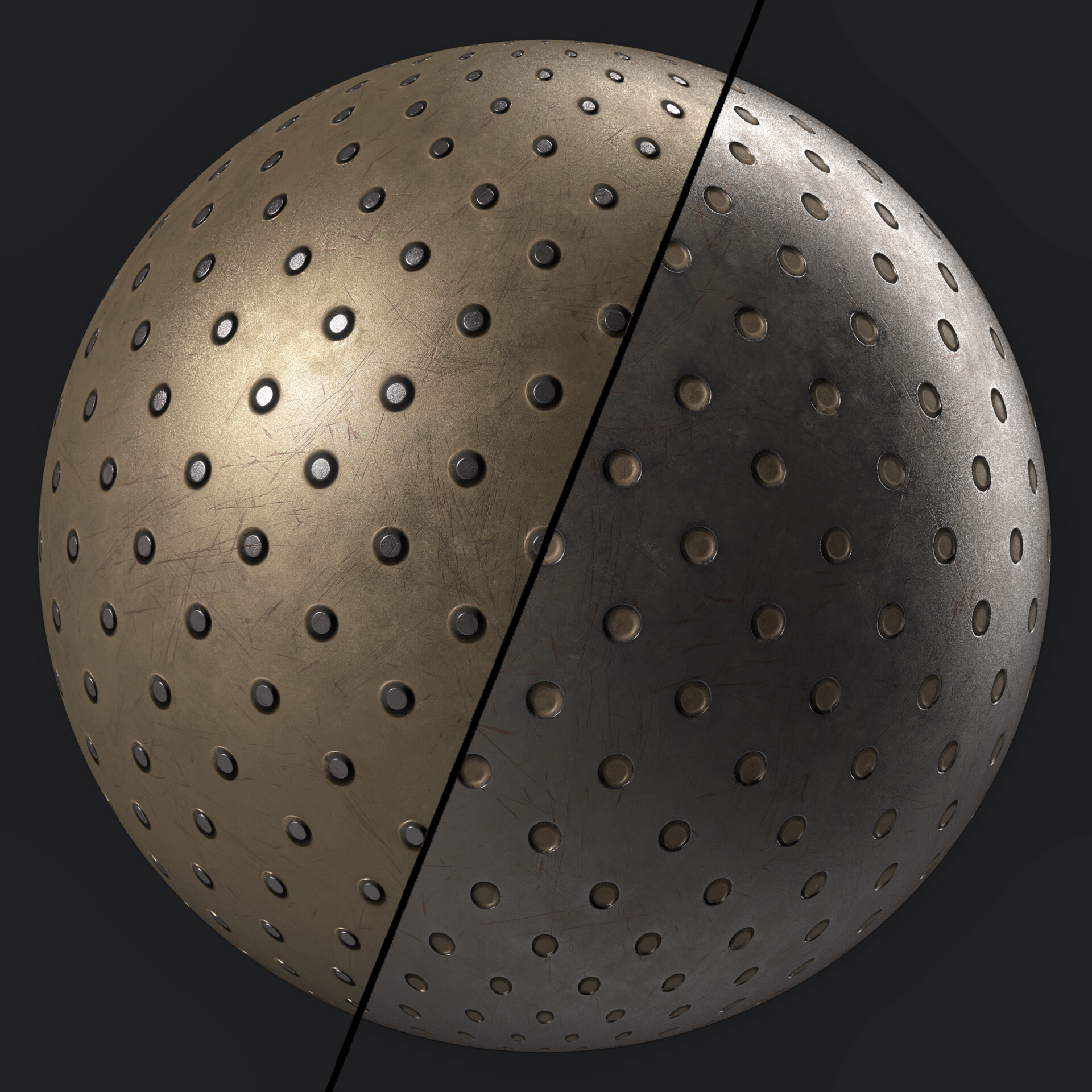 ArtStation - Metal Materials 39- Metal panels By Painting | Sbsar Pbr ...