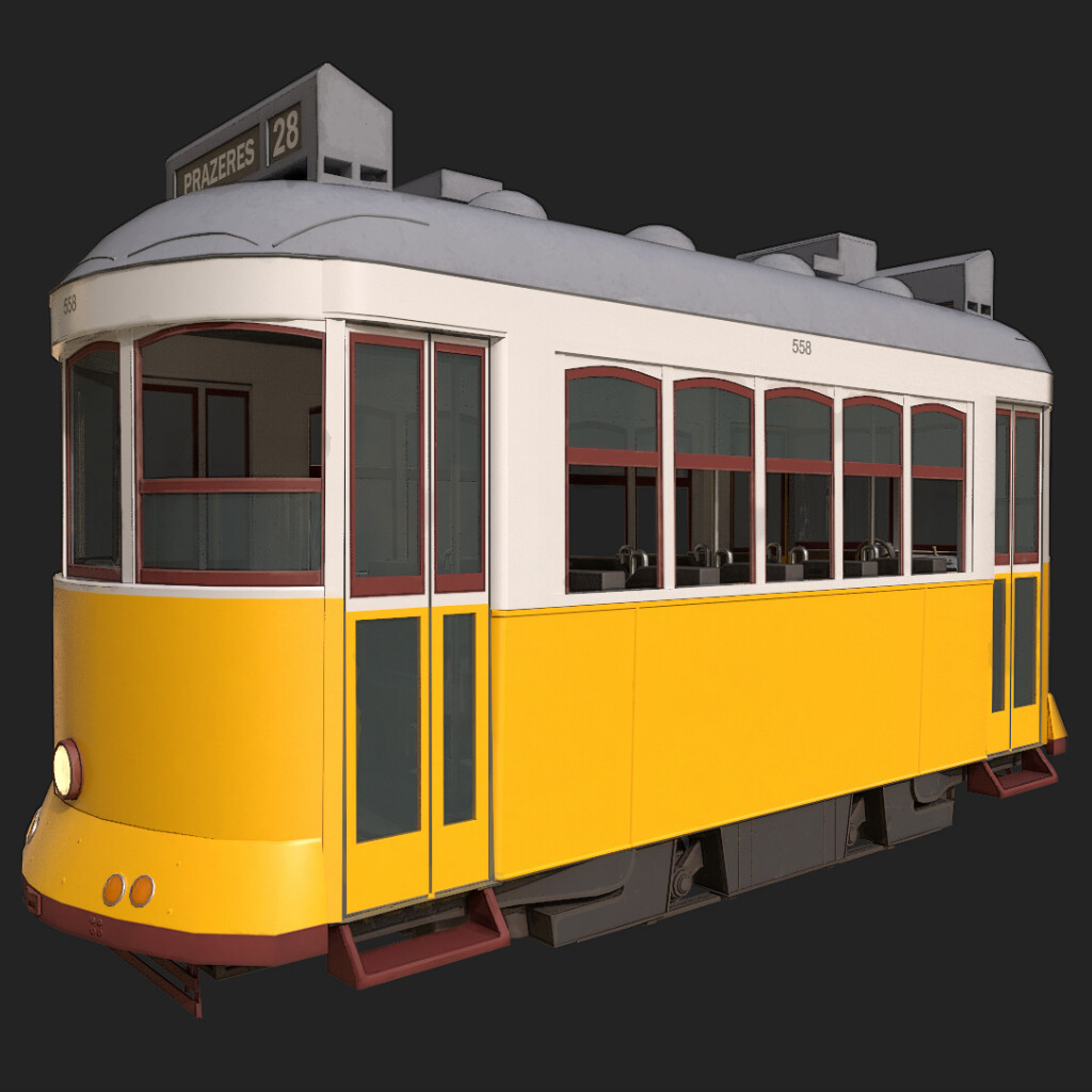 ArtStation - Stylized Tram