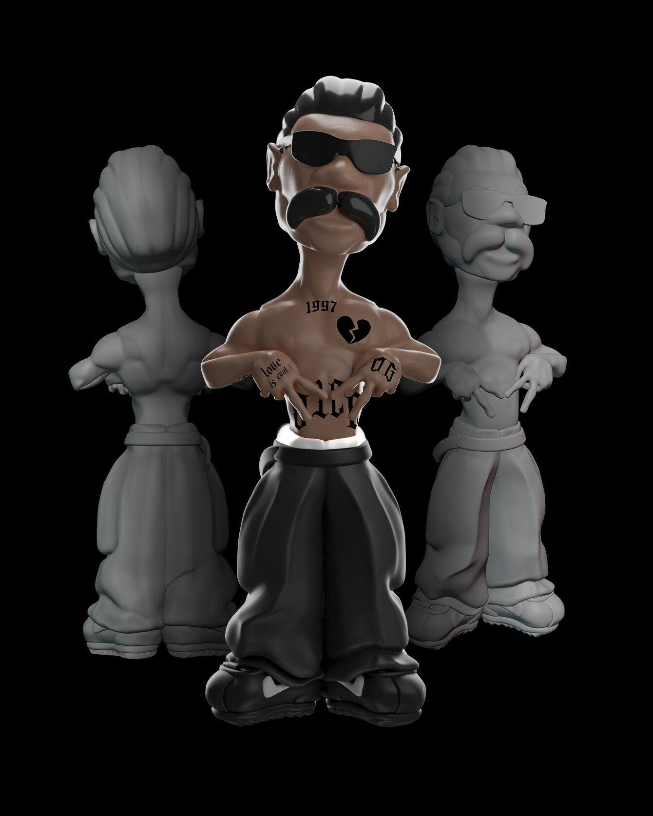 ArtStation - Study of anatomy of @PEQUE_VRS