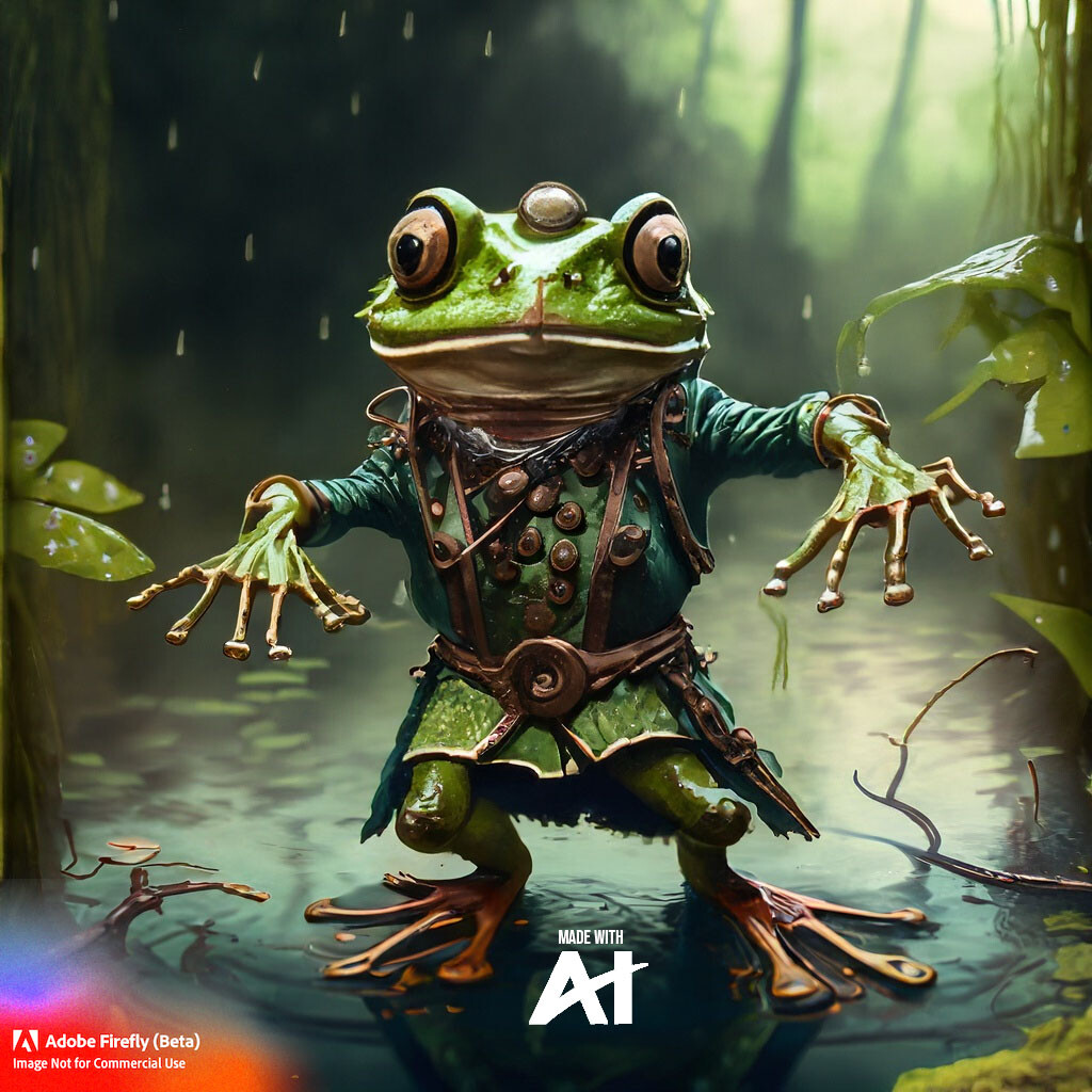 ArtStation - The Alchemist Frogs- an 'AI' portfolio created using Adobe ...