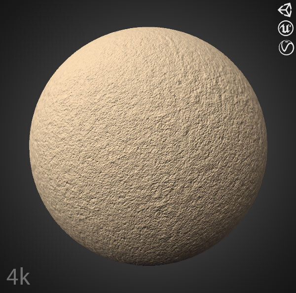 ArtStation - Light Brown Plaster Wall PBR Texture Substance Sbsar Free ...