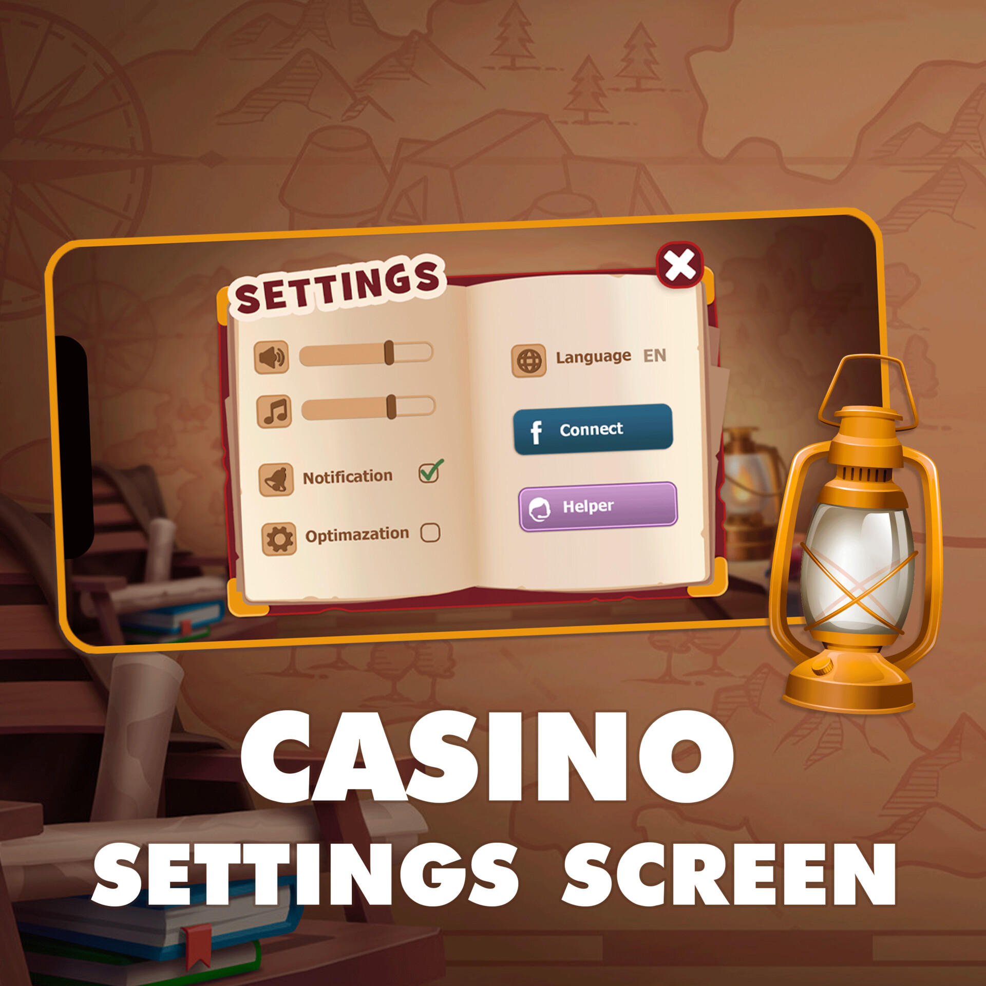 ArtStation - BOOK UI DESIGN WINDOW SETTINGS
