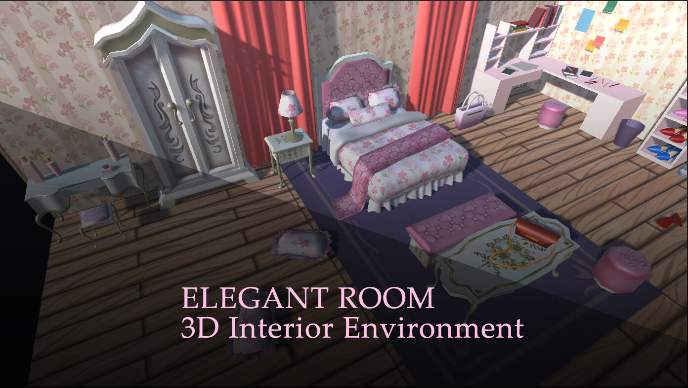 ArtStation - Elegant Bedroom