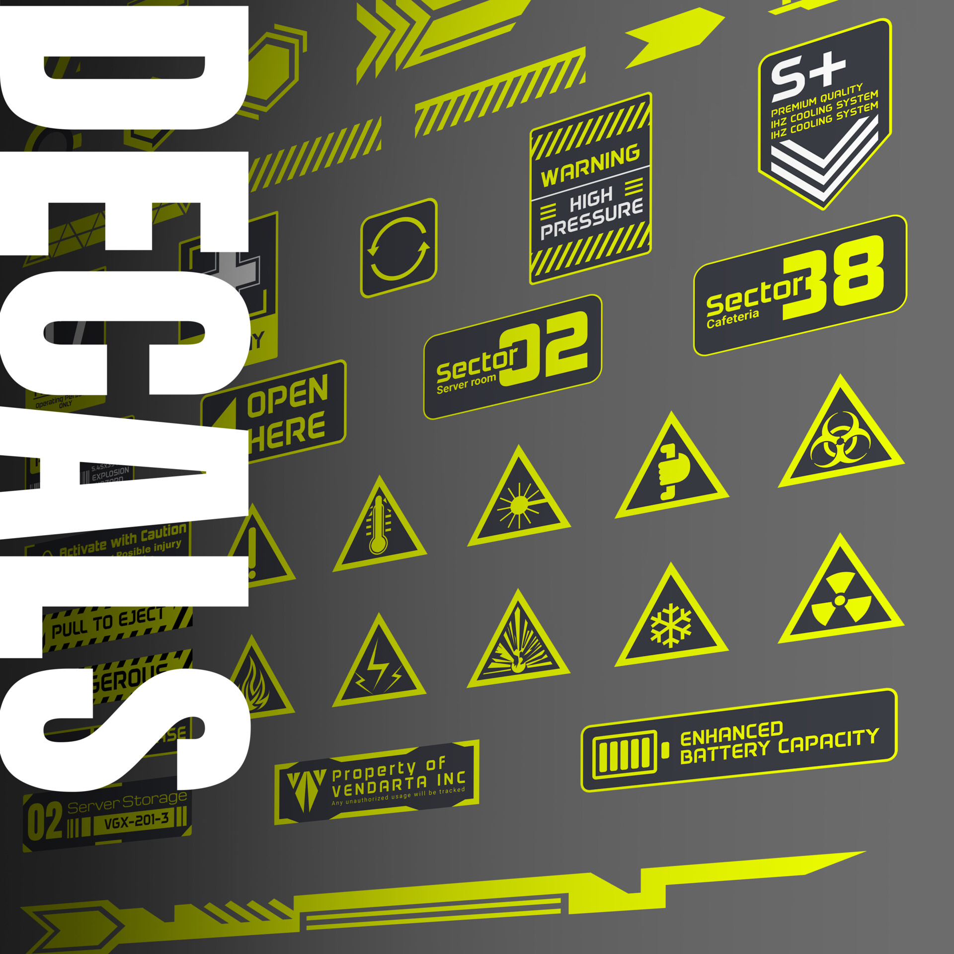 ArtStation - Decals from SR project