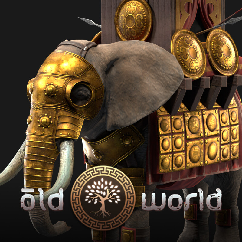 ArtStation - Caravan, Turreted & African Elephants (Old World)