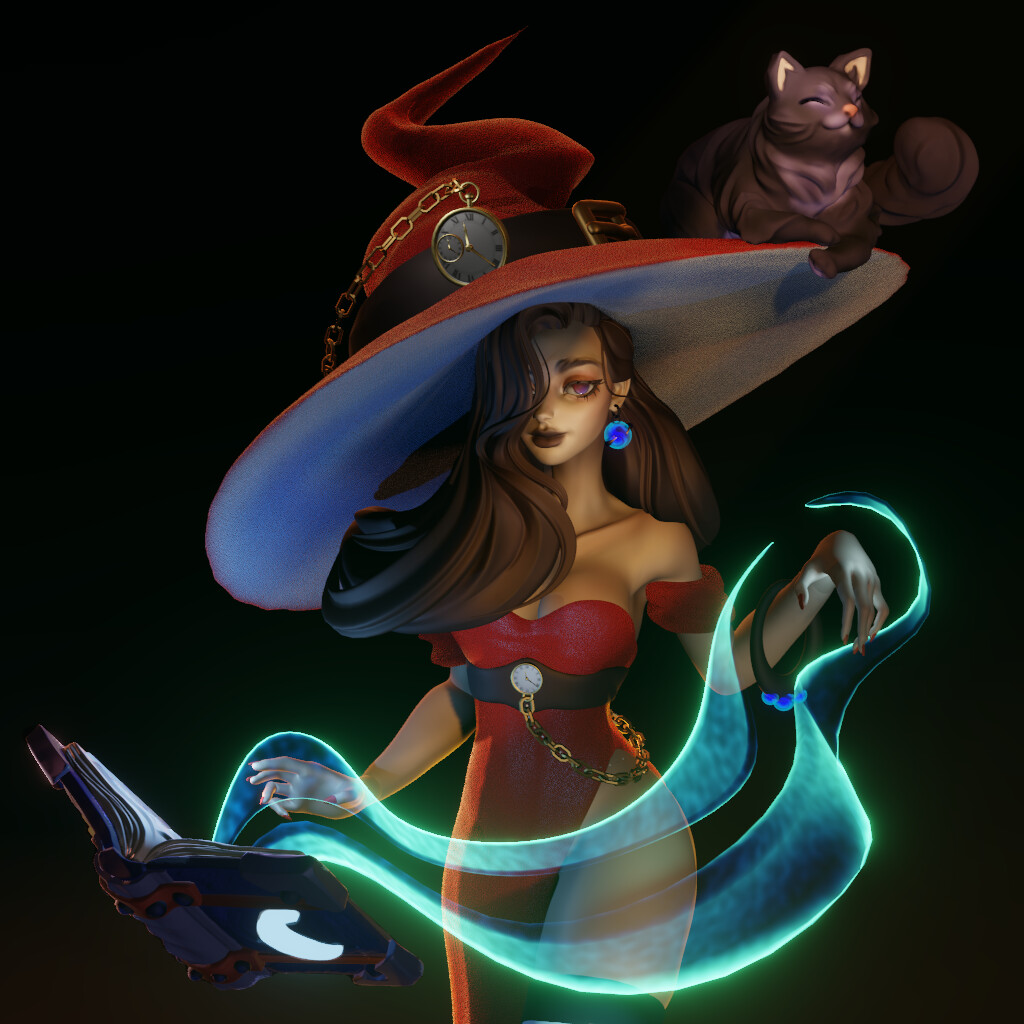 ArtStation - Red Witch