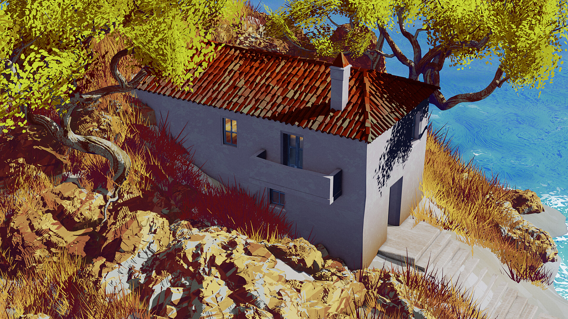 ArtStation - Painty 3D scene