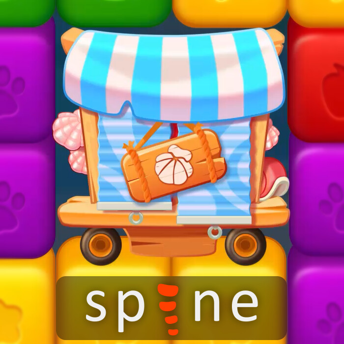 ArtStation - Wagon. Spine animation