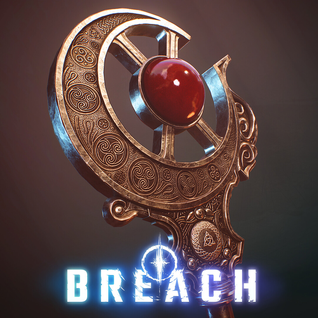 ArtStation - Breach: Blood Magic Scepter