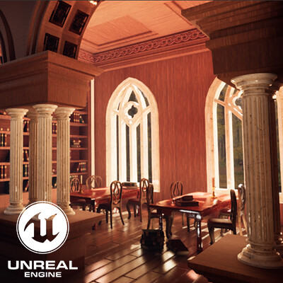 ArtStation - Library Study Room