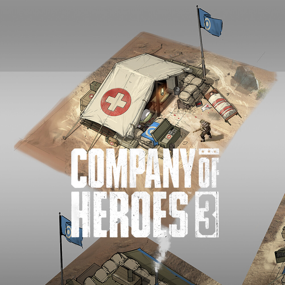 ArtStation - Coh 3 | Base Buildings