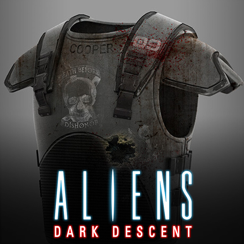 ArtStation - ALIENS DARK DESCENT - Early armor explorations