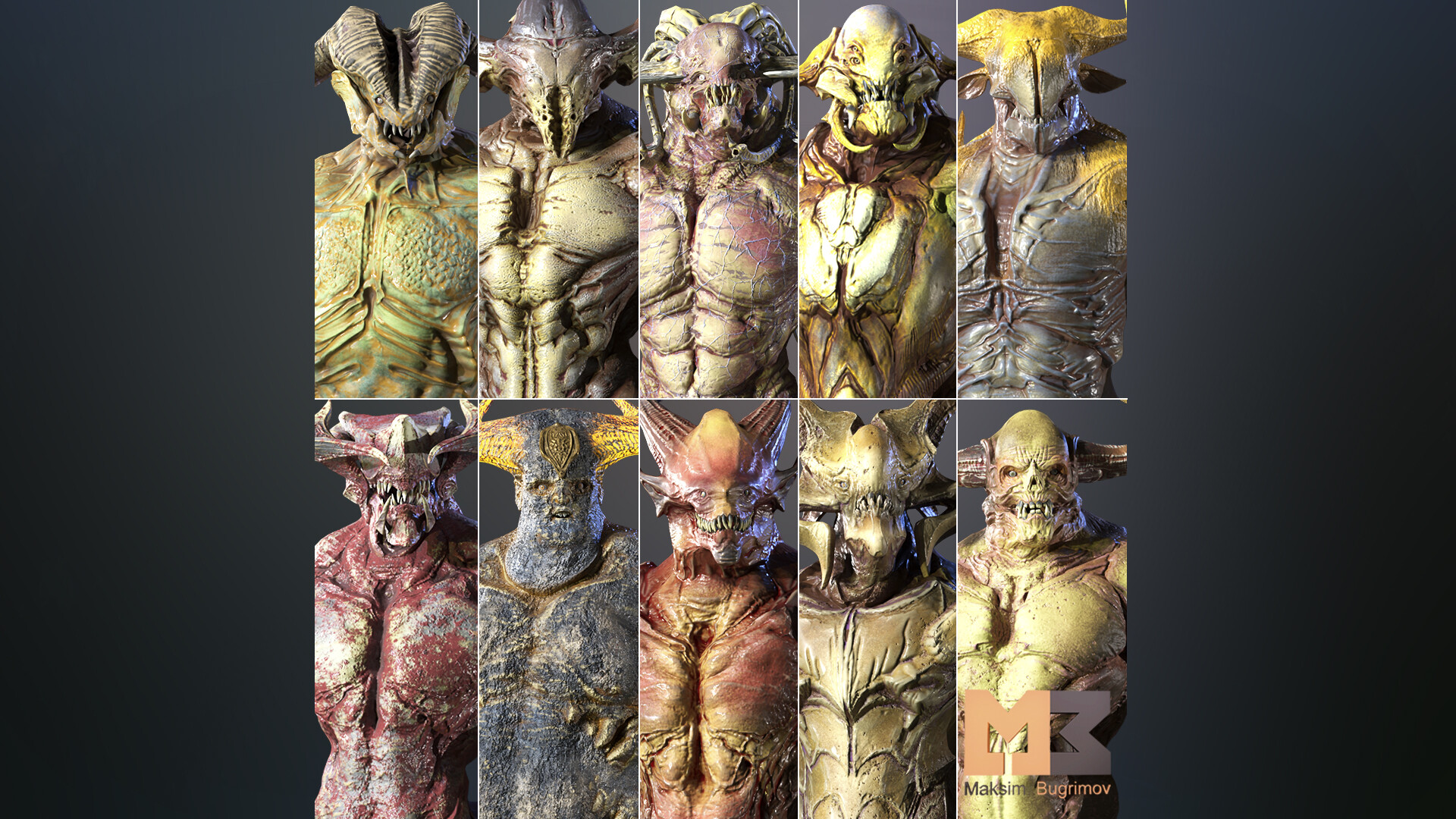 ArtStation - 10 Creatures (Pack)