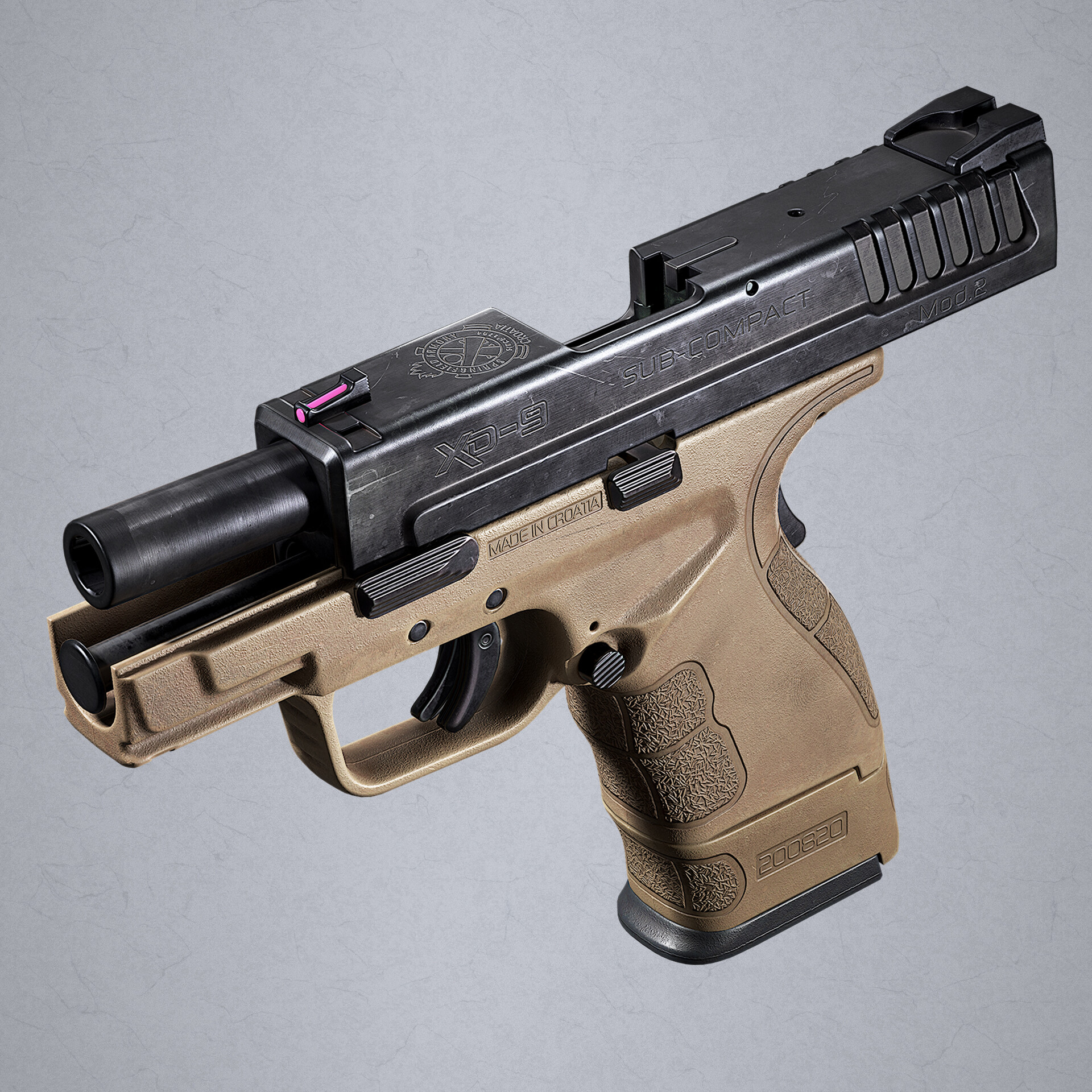 ArtStation - Springfield XD MOD.2 Sub-compact 3” 9MM