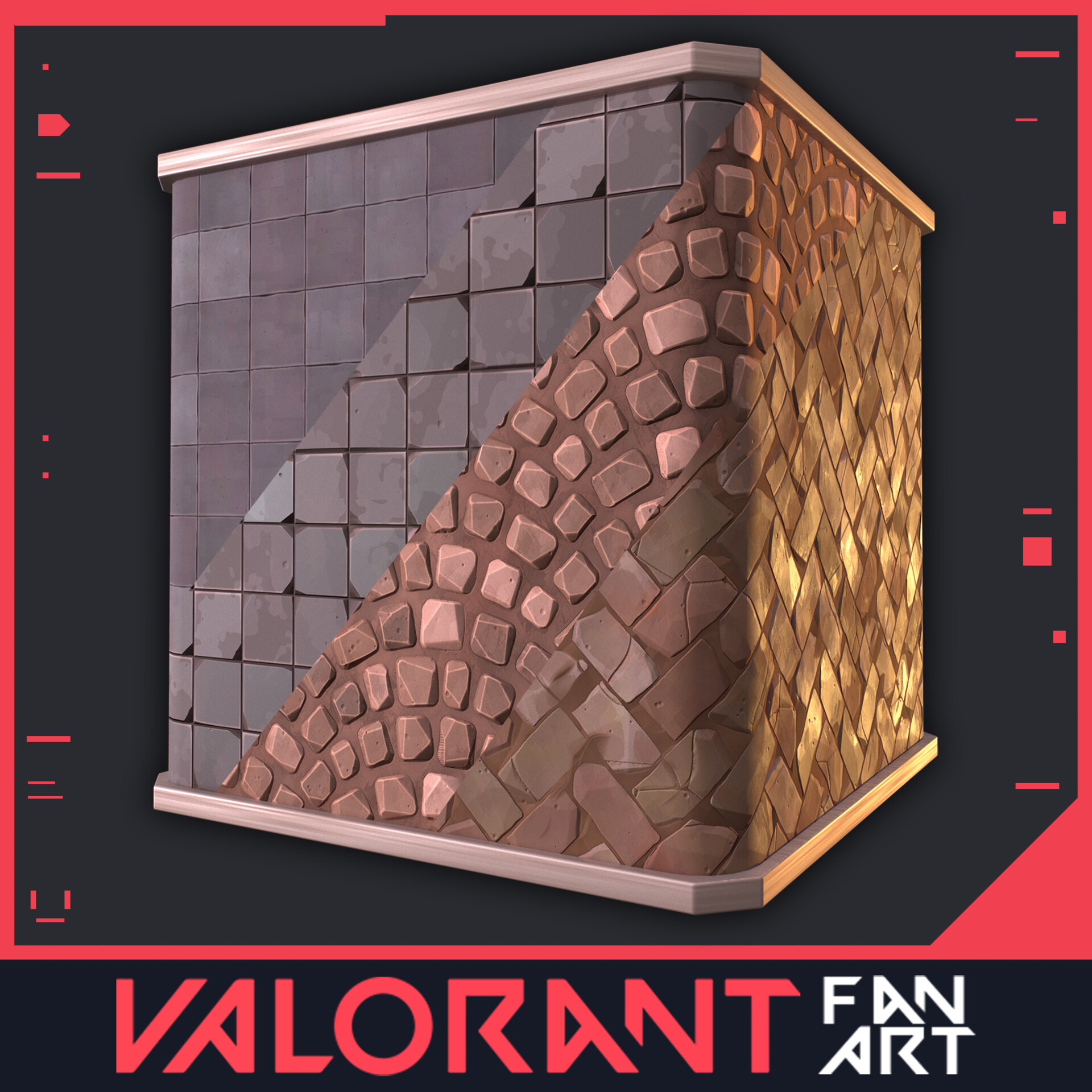 ArtStation - VALORANT Material Study // ASCENT