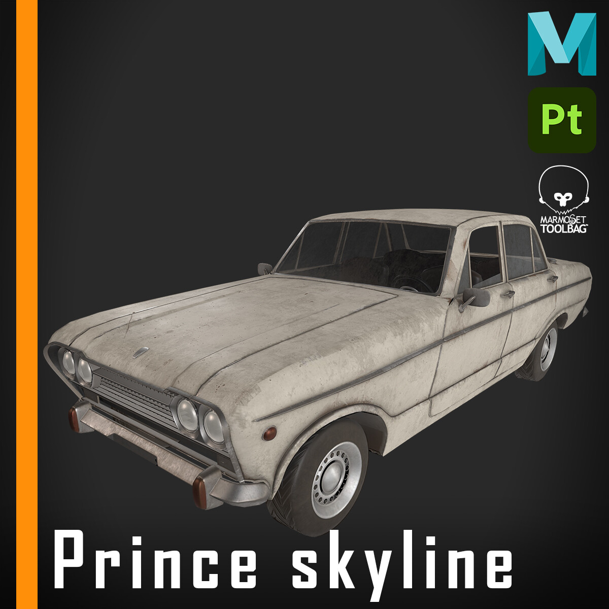 ArtStation - Prince Skyline 2000GT