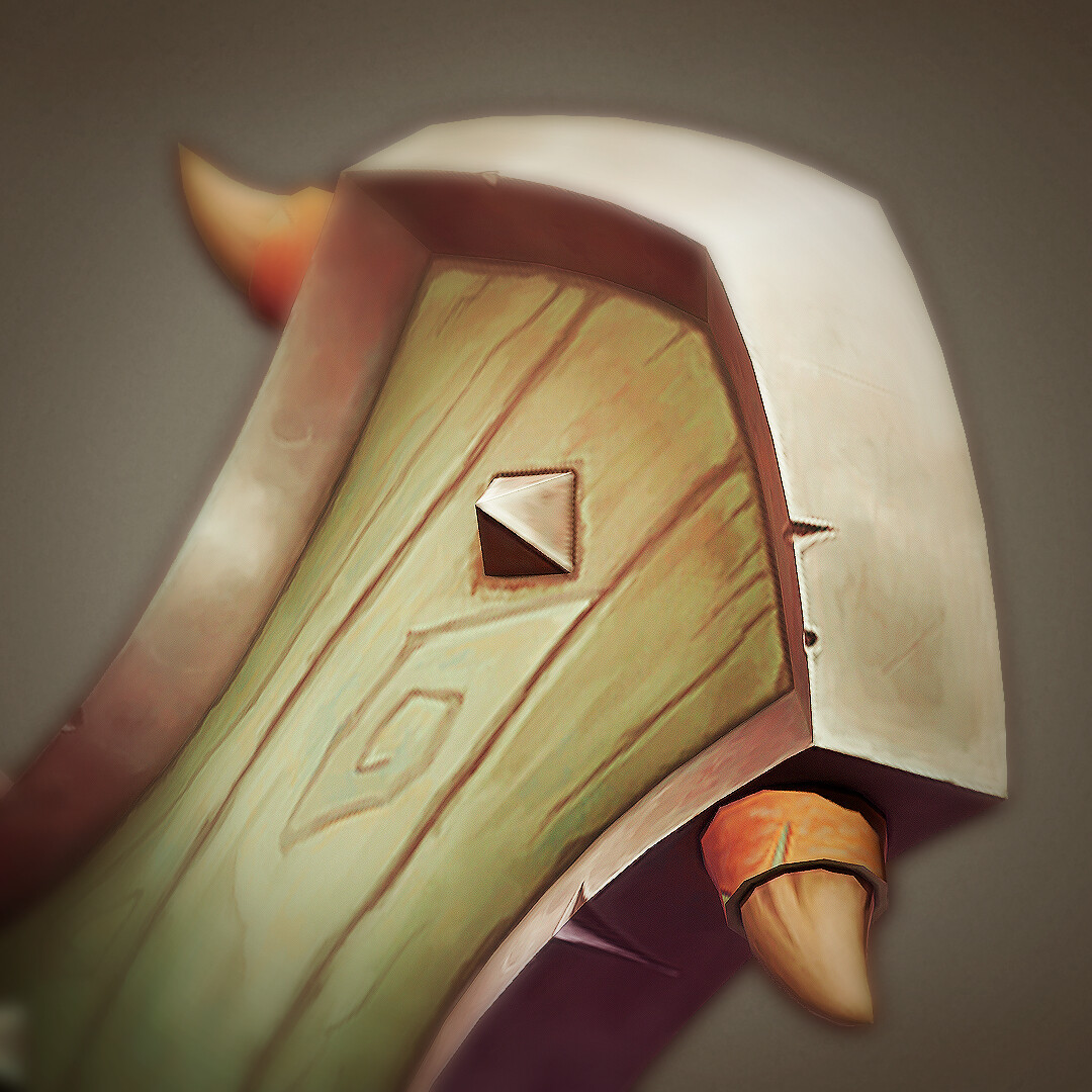 ArtStation - Orc's Shield [Hand-Painted]