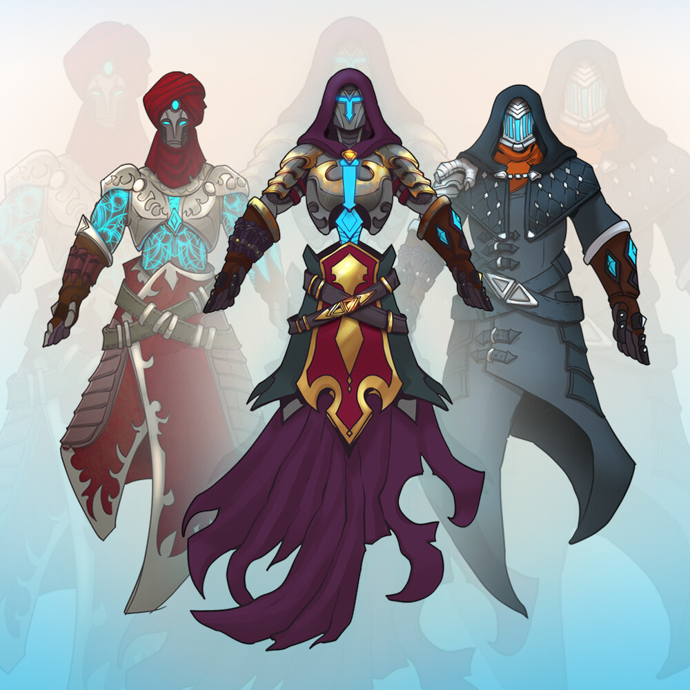 ArtStation - Stylized game concept art - Characters and weapon