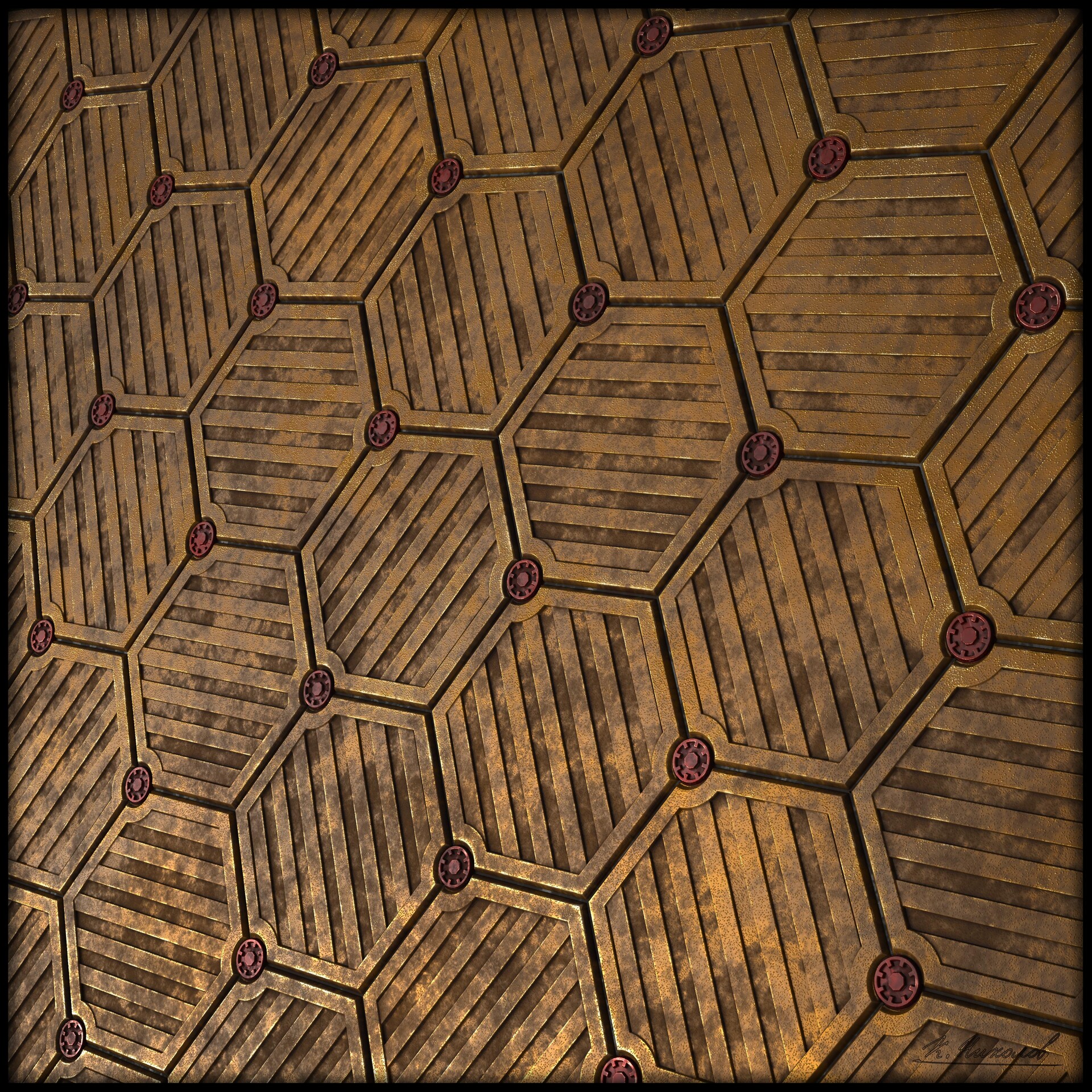 ArtStation - Hexa plates