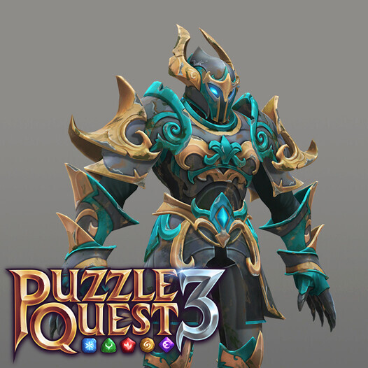 ArtStation - Champion - Puzzle Quest 3