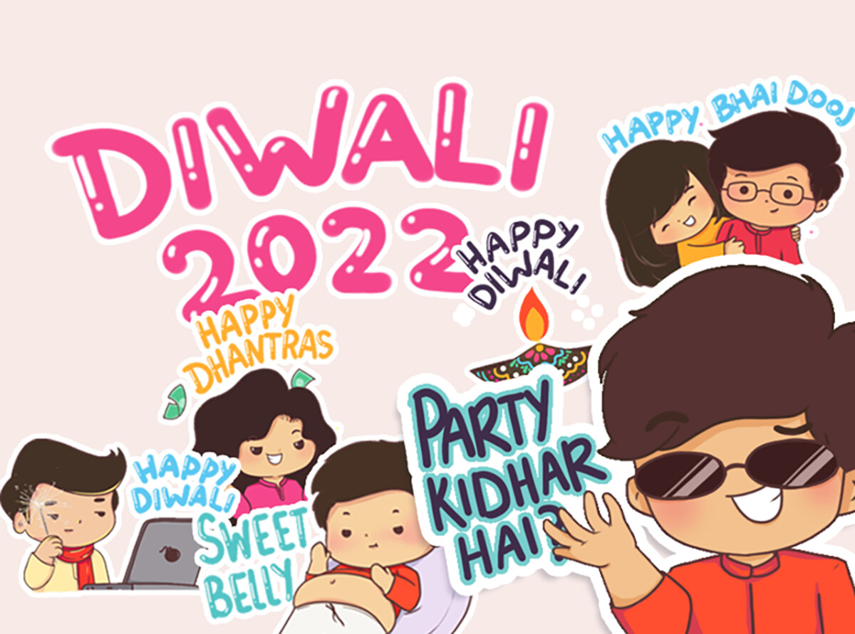 ArtStation - Diwali Stickers For GIPHY
