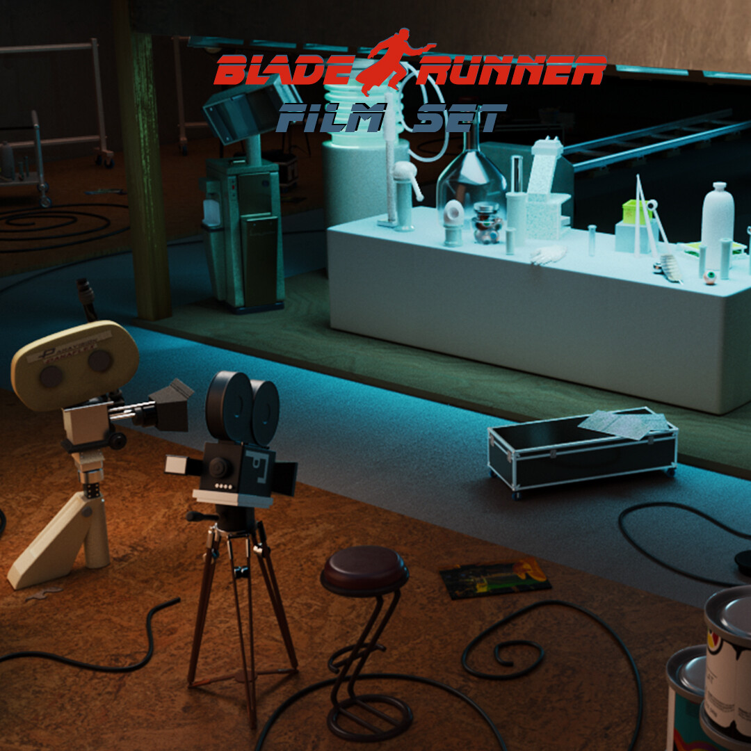 ArtStation - Blade Runner film set