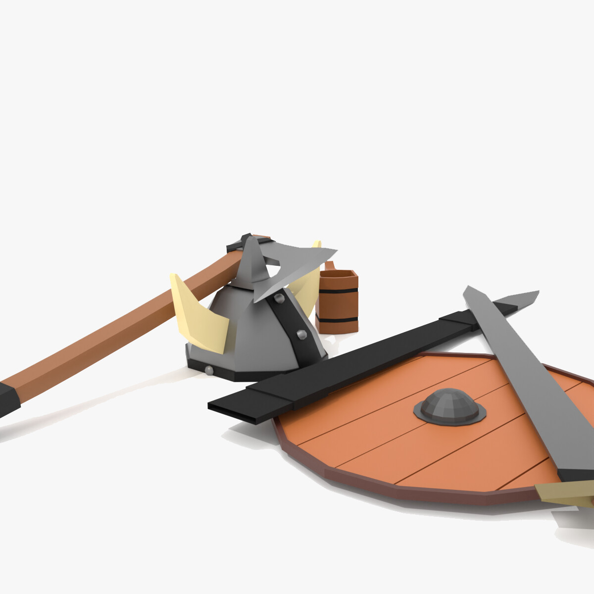 ArtStation - Low Poly Viking Pack - GameReady