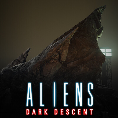 ArtStation - Aliens Dark Descent - Props - Rocks