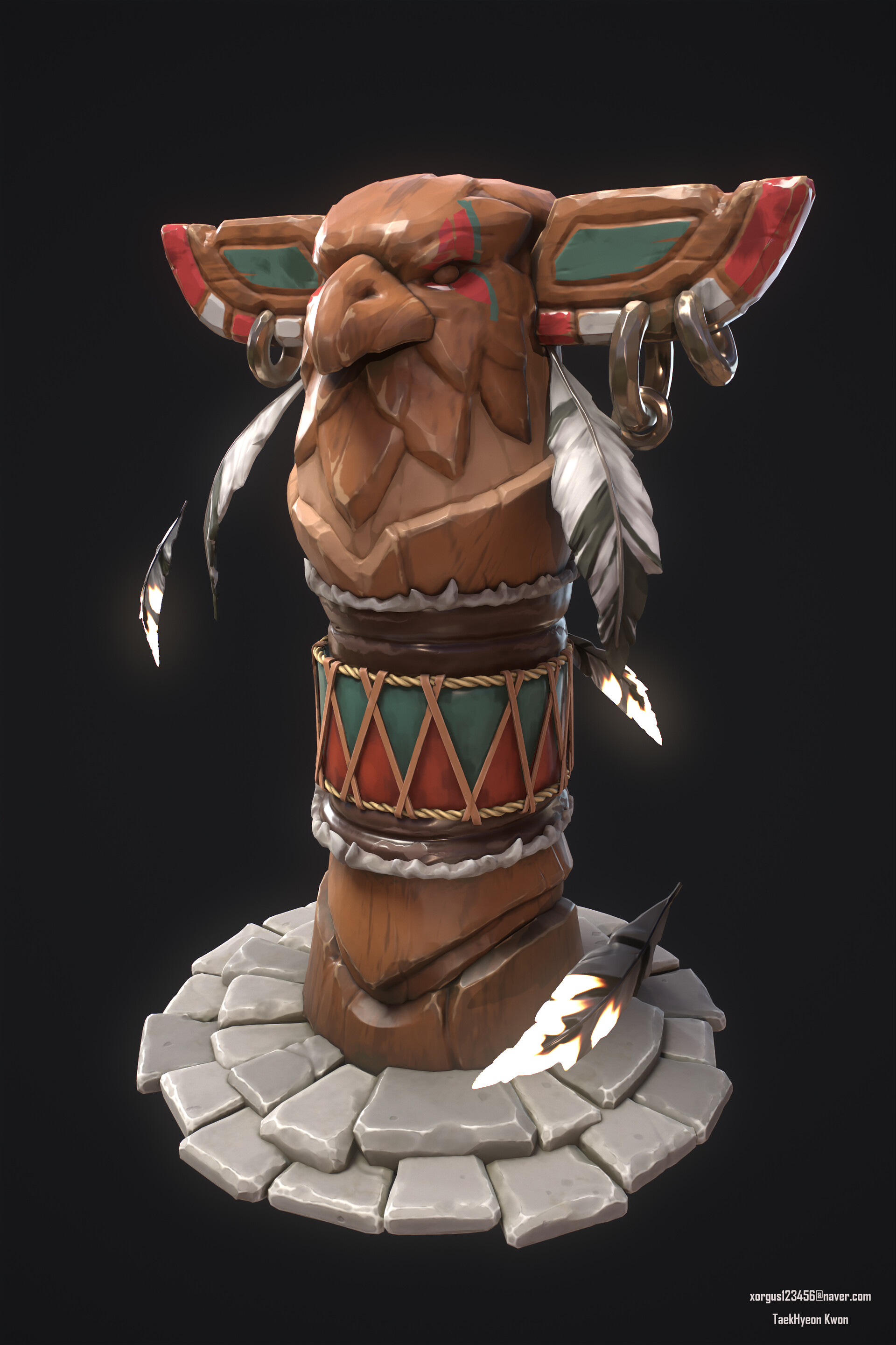 ArtStation - Stylized Tauren Totem (World of Warcraft)