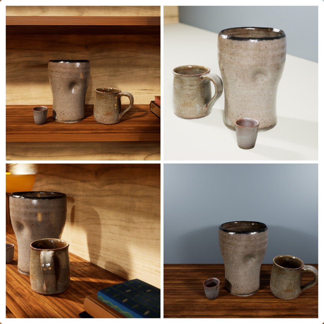 ArtStation - Pottery Visualization - Real life Product to 3D