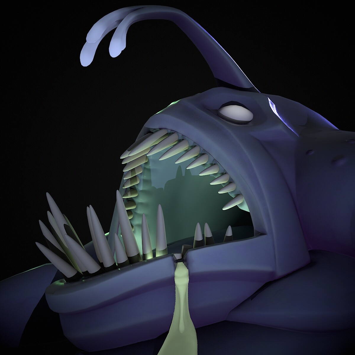 ArtStation - The Devourer of fishermans. Game Ready 3D model