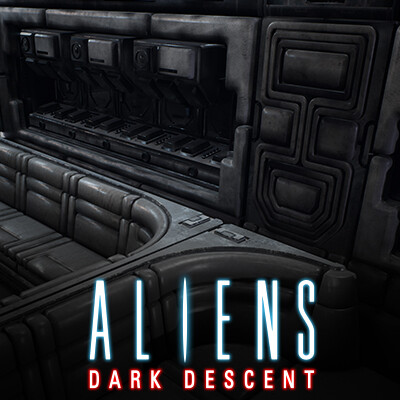ArtStation - Aliens Dark Descent Space Station Break Room