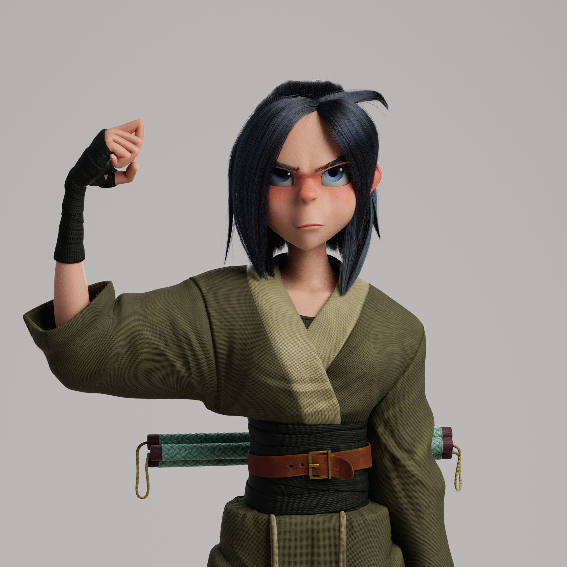 ArtStation - Bostaff Girl