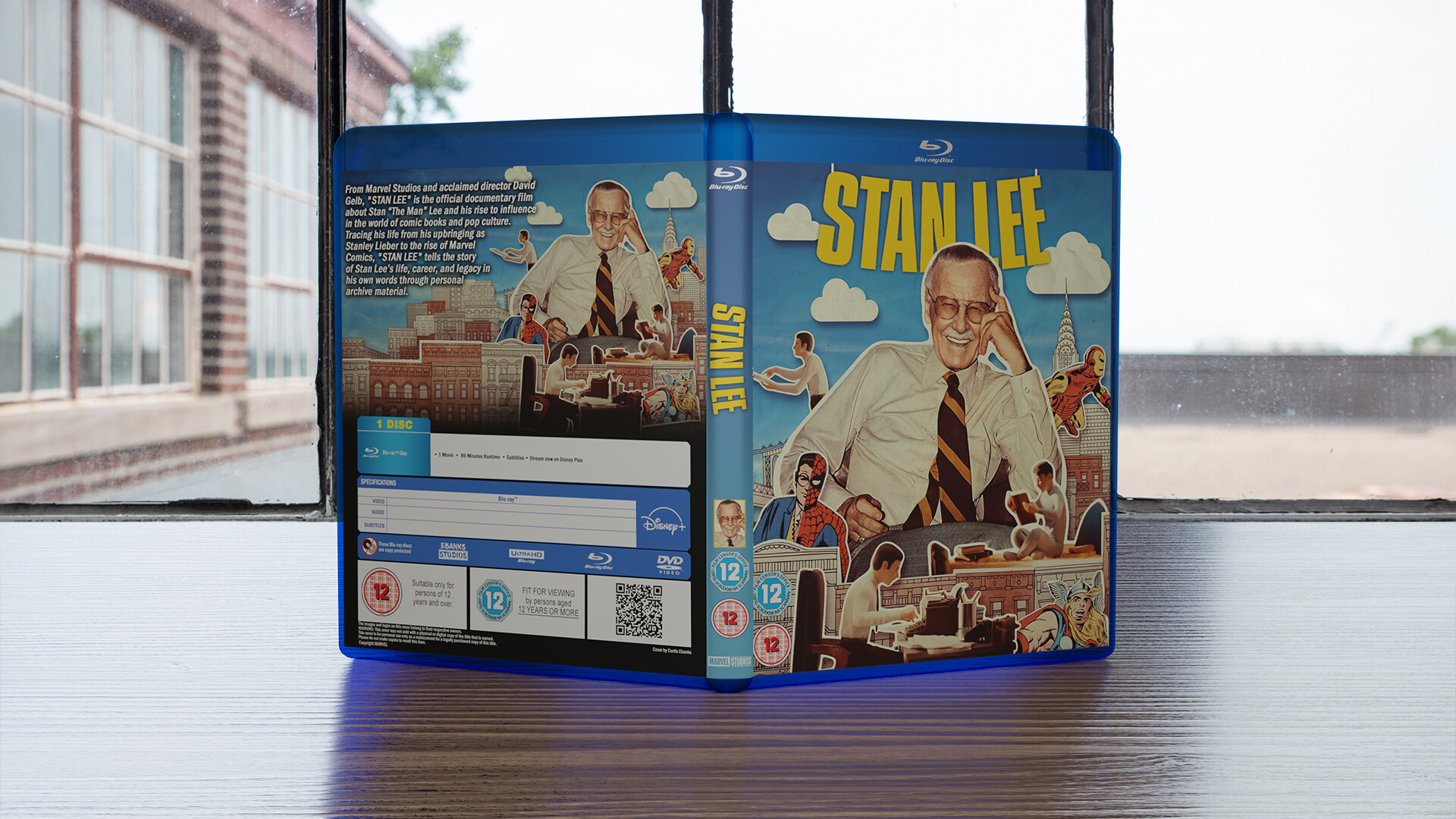 ArtStation - Stan Lee (2023) Custom Blu-ray Cover