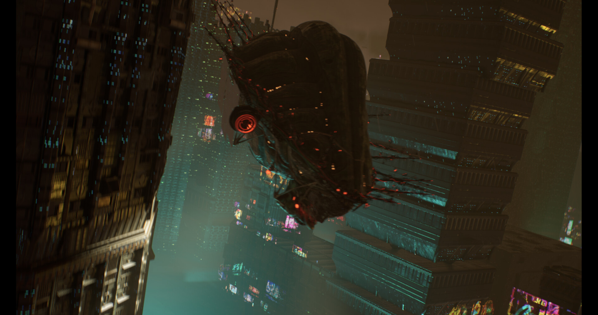 ArtStation - (wip) Bladerunner, The blimp UE5, personal project from scratch and ♥ SCI-FI