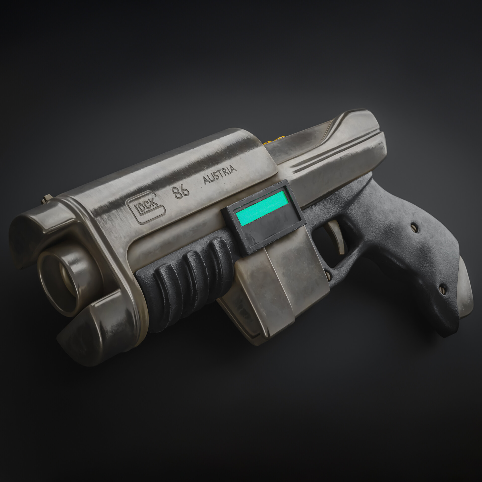 ArtStation - Fallout - G86 Plasma Pistol