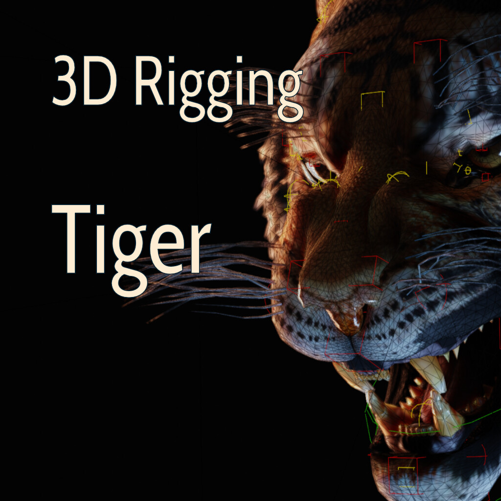 ArtStation - 3D Tiger Rig
