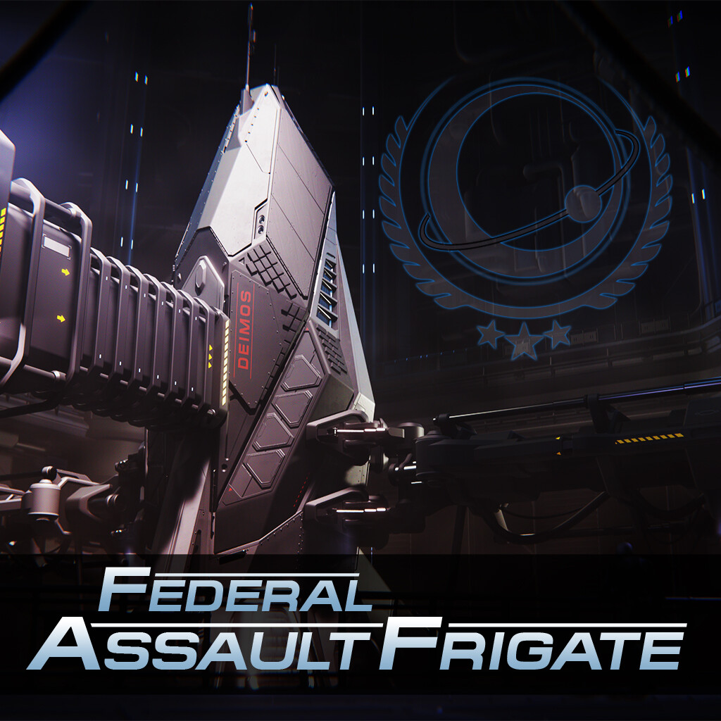 ArtStation - Federal Assault Frigate