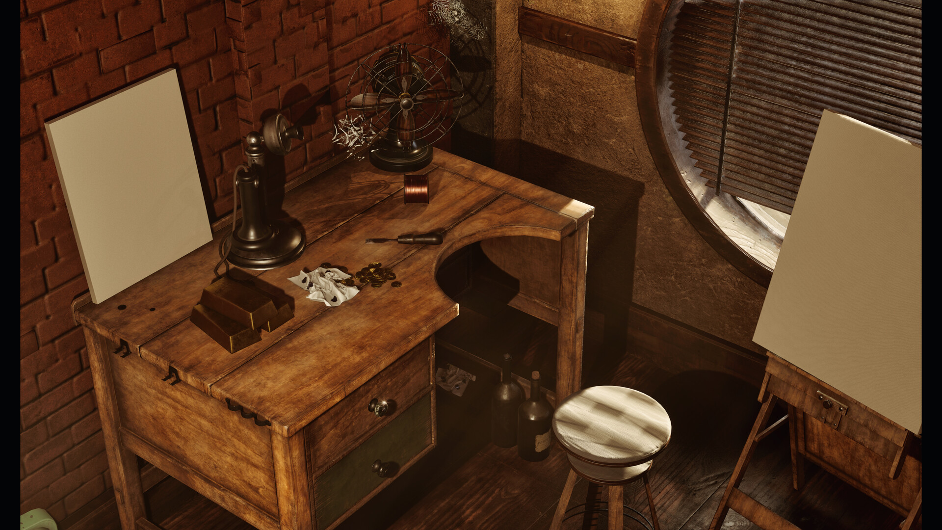 ArtStation - Steampunk Workshop