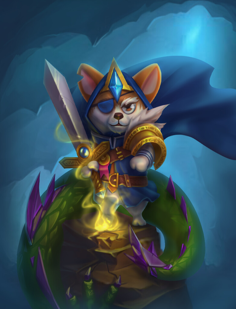ArtStation - warrior corgi