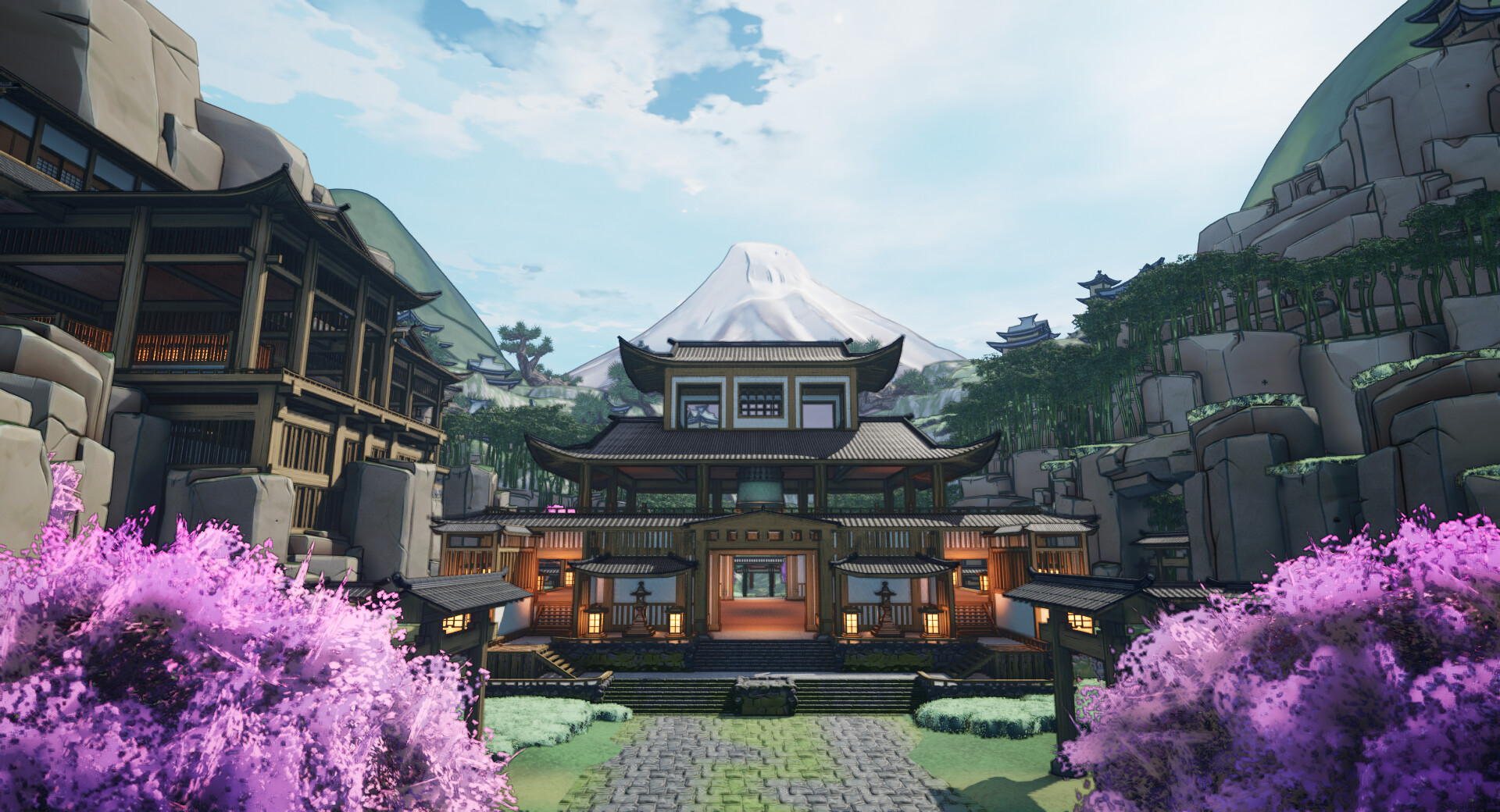 ArtStation - Bushi Lighting - Temple Day & Night