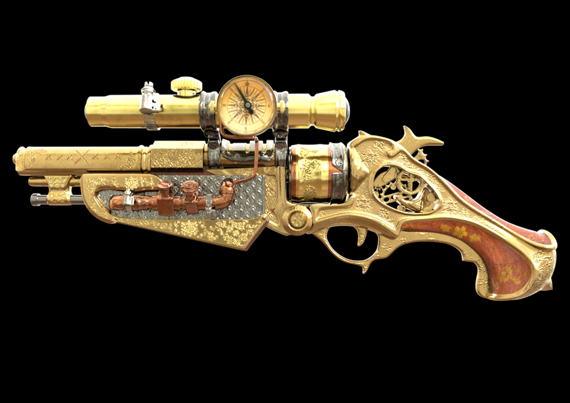 ArtStation - 3d steampunk assault