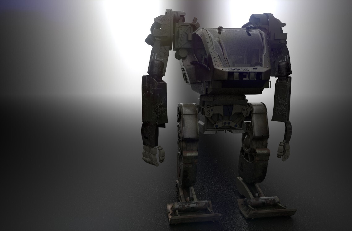 ArtStation - Avatar AMP mech modelling