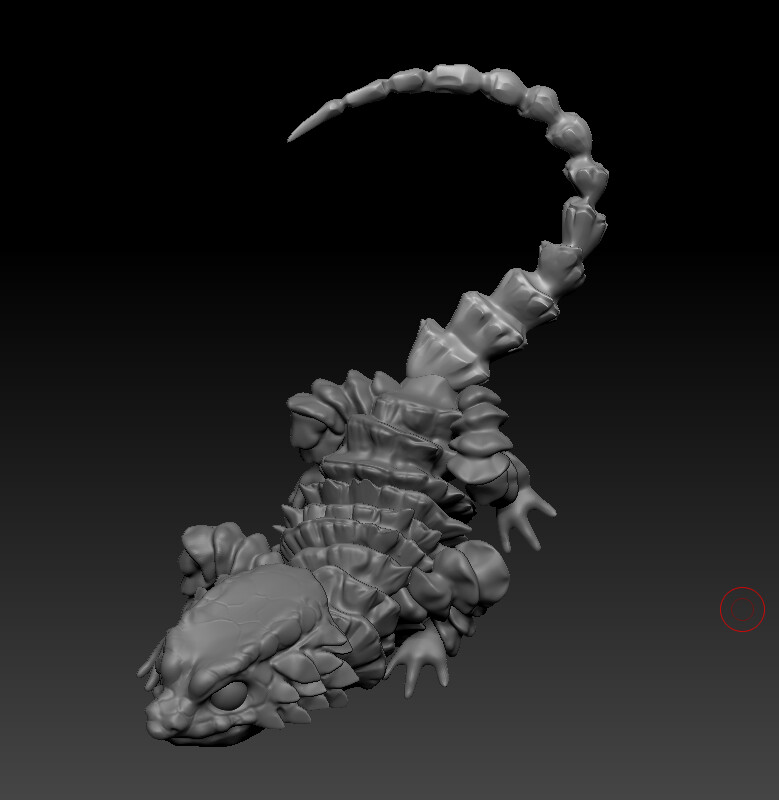 ArtStation - lizzard no polypaint