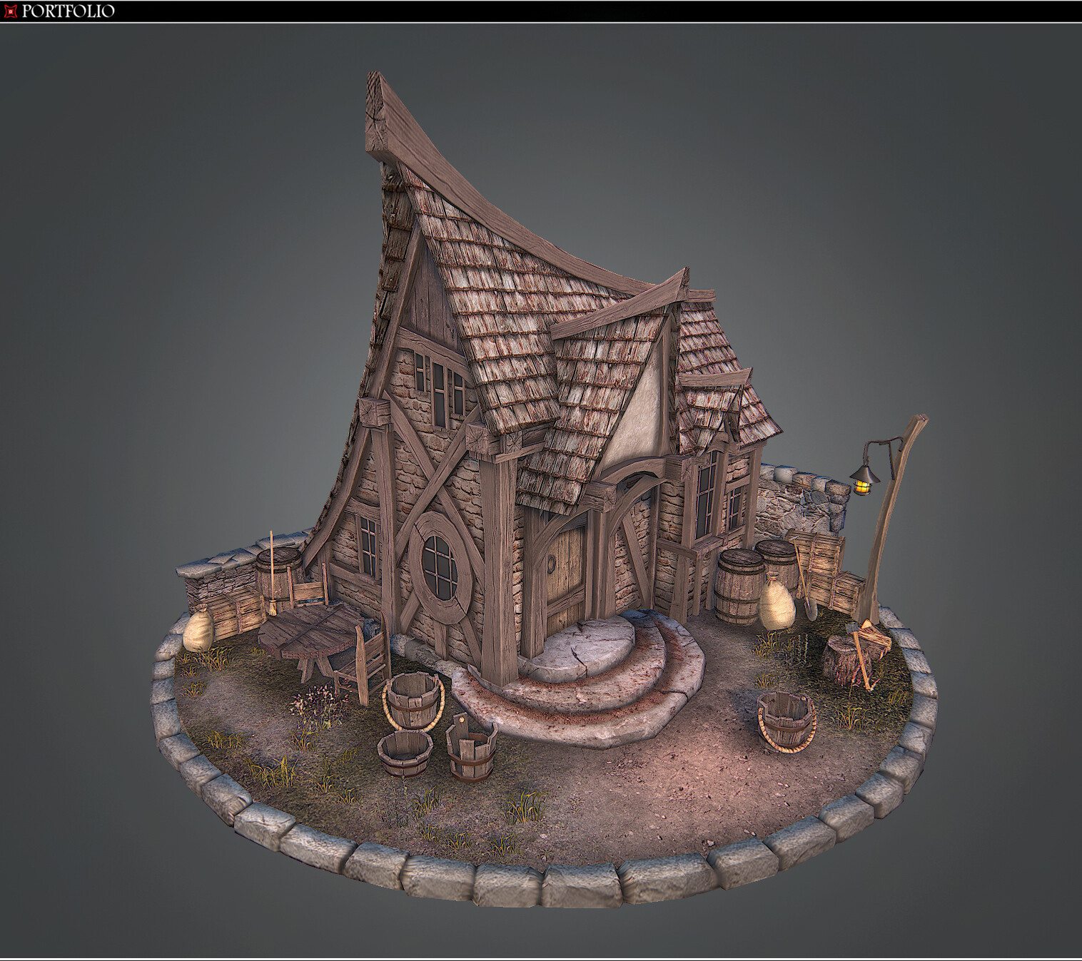 ArtStation - Fantasy farm house (Fan art)