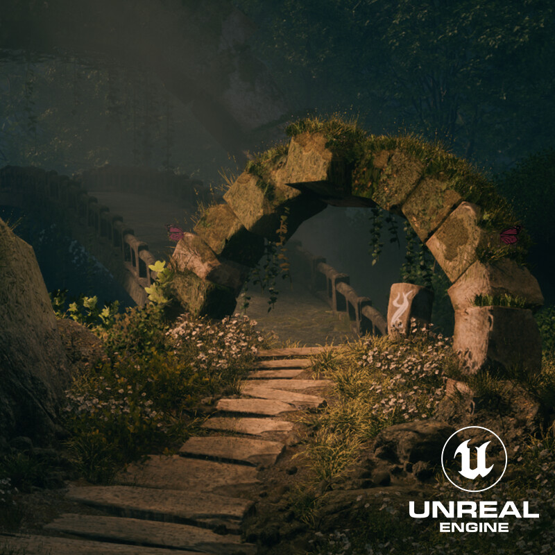ArtStation - The Bridge Ruins