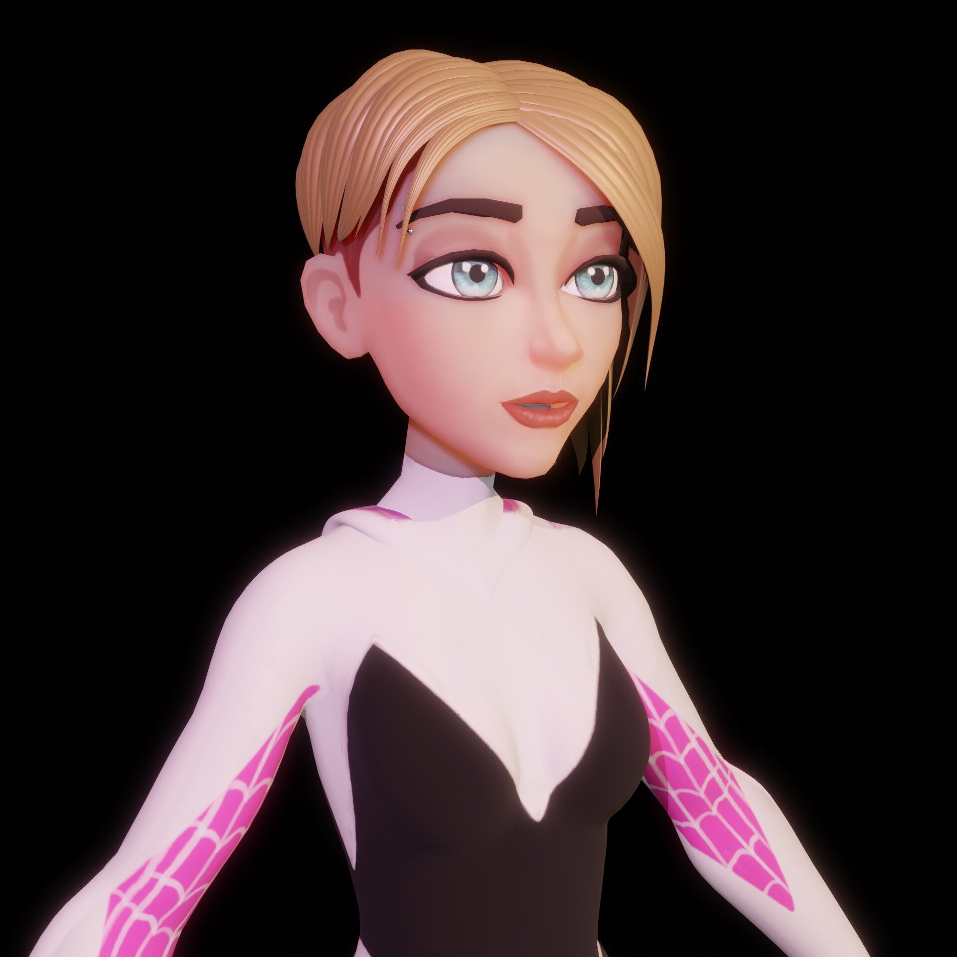 ArtStation - Spider Gwen stylized